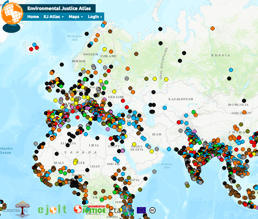 Environmental Justice Atlas - European Data Journalism Network - EDJNet