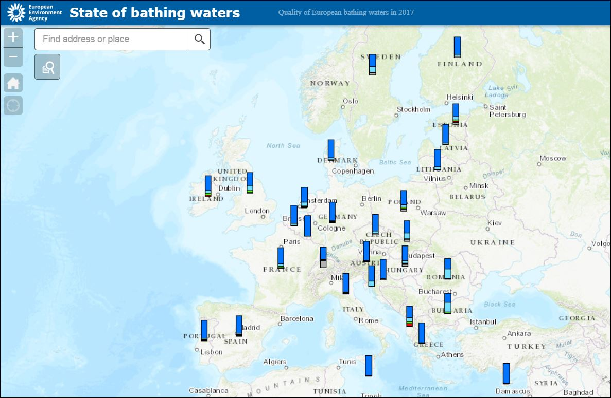 State of bathing waters in Europe - European Data Journalism Network ...