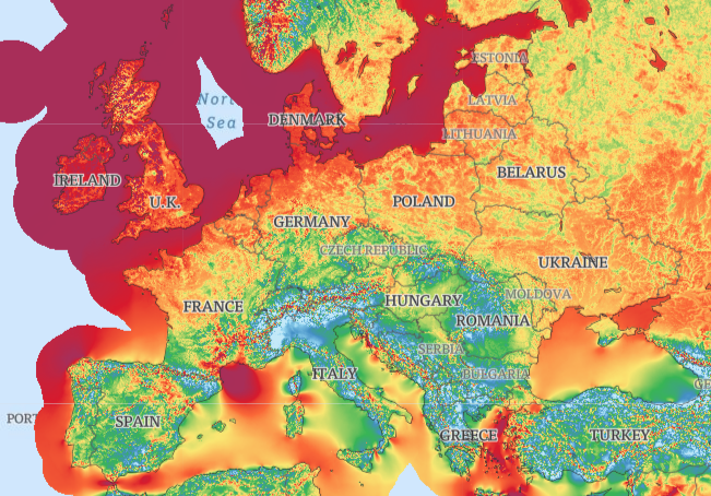 The Global Wind Atlas - European Data Journalism Network - EDJNet